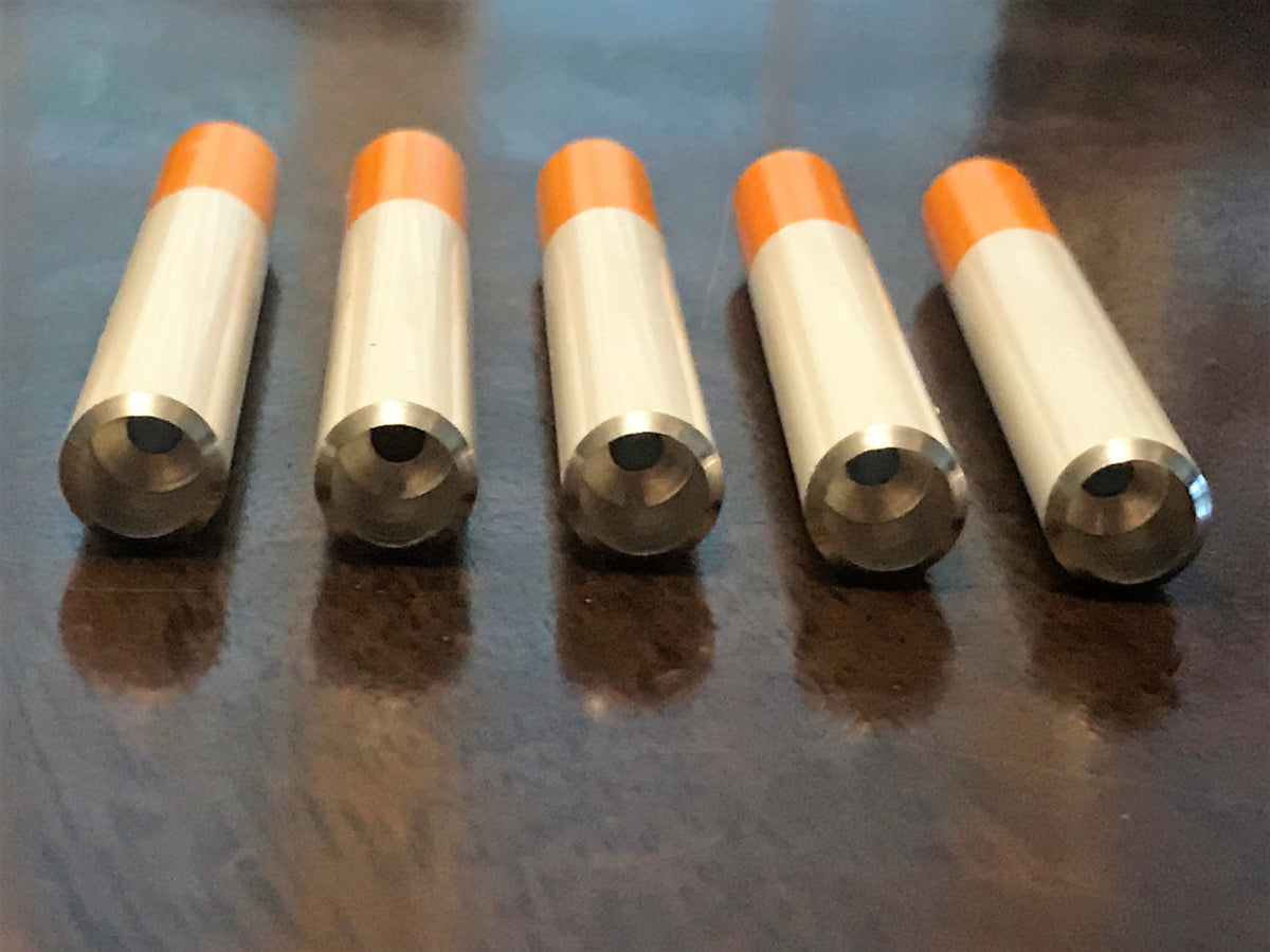 NEW! Aluminum Bat 3" Cigarette One Hitter Pipe (5 Pack)