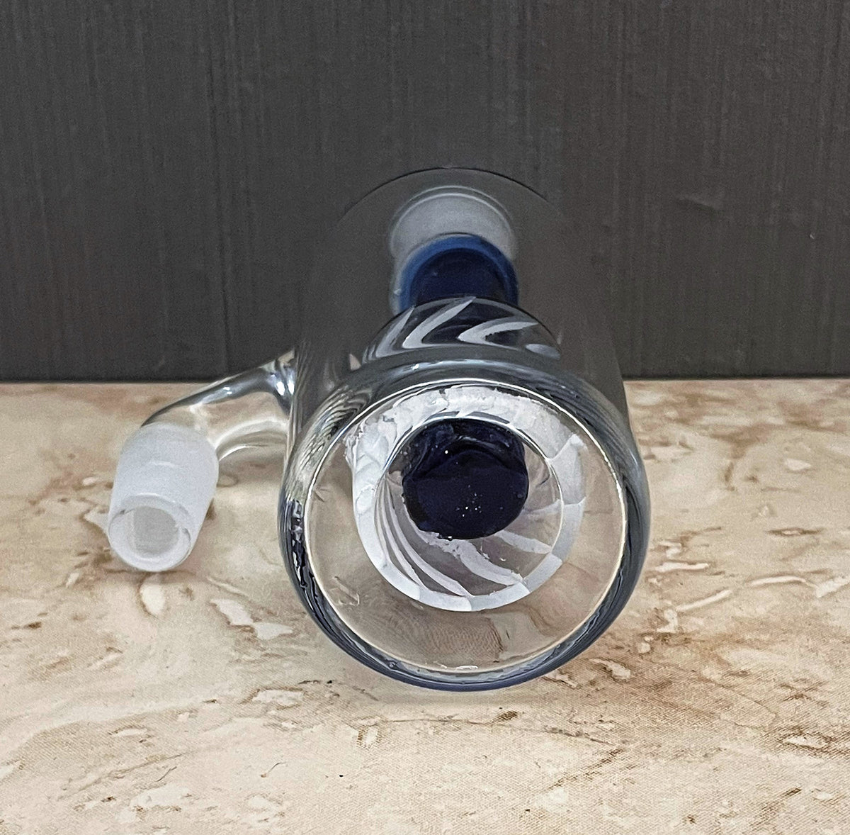 90 Degree 14mm Male Thick Glass Ash Catcher