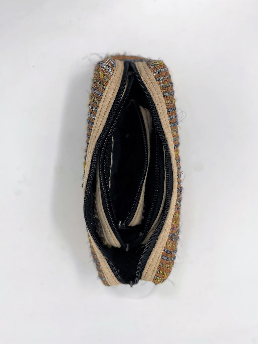 Natural Color Pure Hemp Bags - 3 Nestle Pouches w/Zippers